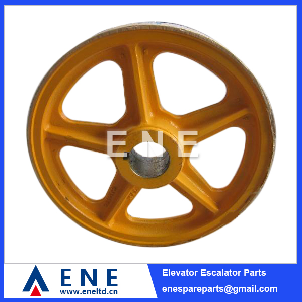Elevator Traction Drive Sheave Pulley Lift Parts